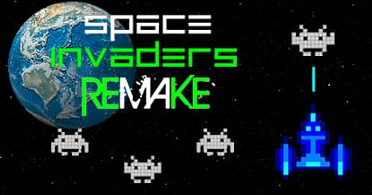 Space Invaders Remake - Free Play & No Download | FunnyGames