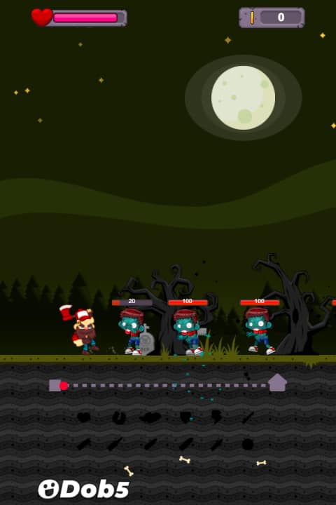 Cut Crush Zombies - Free Play & No Download | FunnyGames