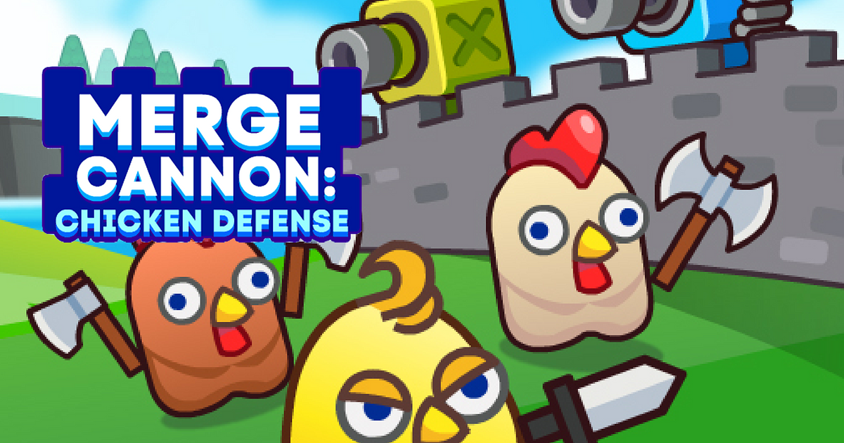 Merge Cannon: Chicken Defense - Free Play & No Download | FunnyGames