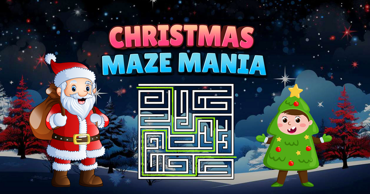 Christmas Maze Mania - Free Play & No Download | FunnyGames