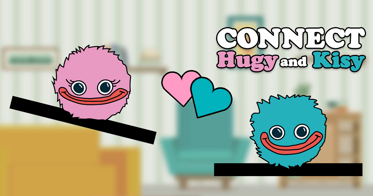 Connect Hugy and Kisy - Free Play & No Download | FunnyGames