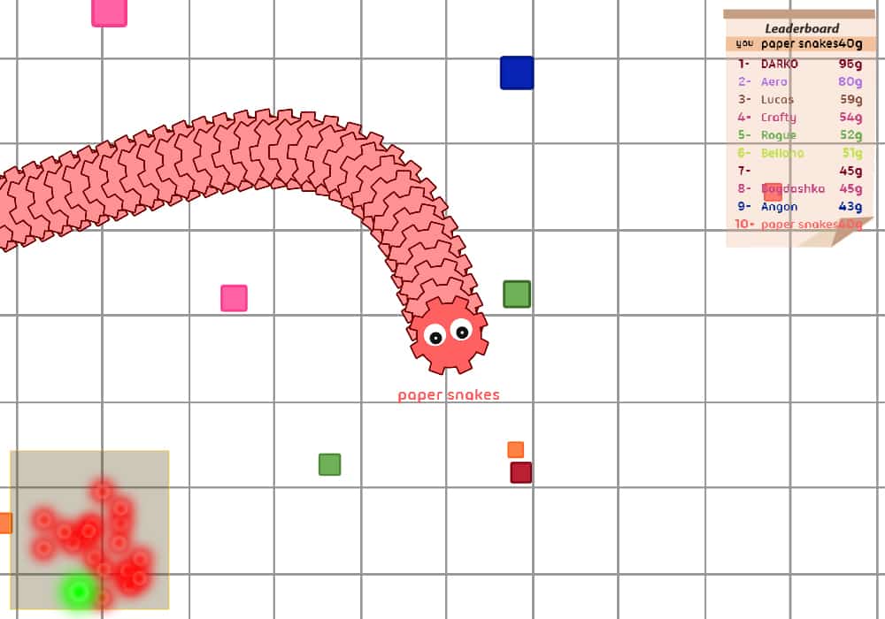 Paper Snakes - Free Play & No Download | FunnyGames