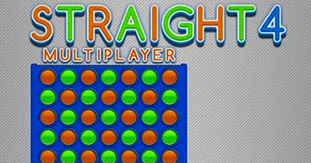Straight 4 Multiplayer - Free Play & No Download | FunnyGames