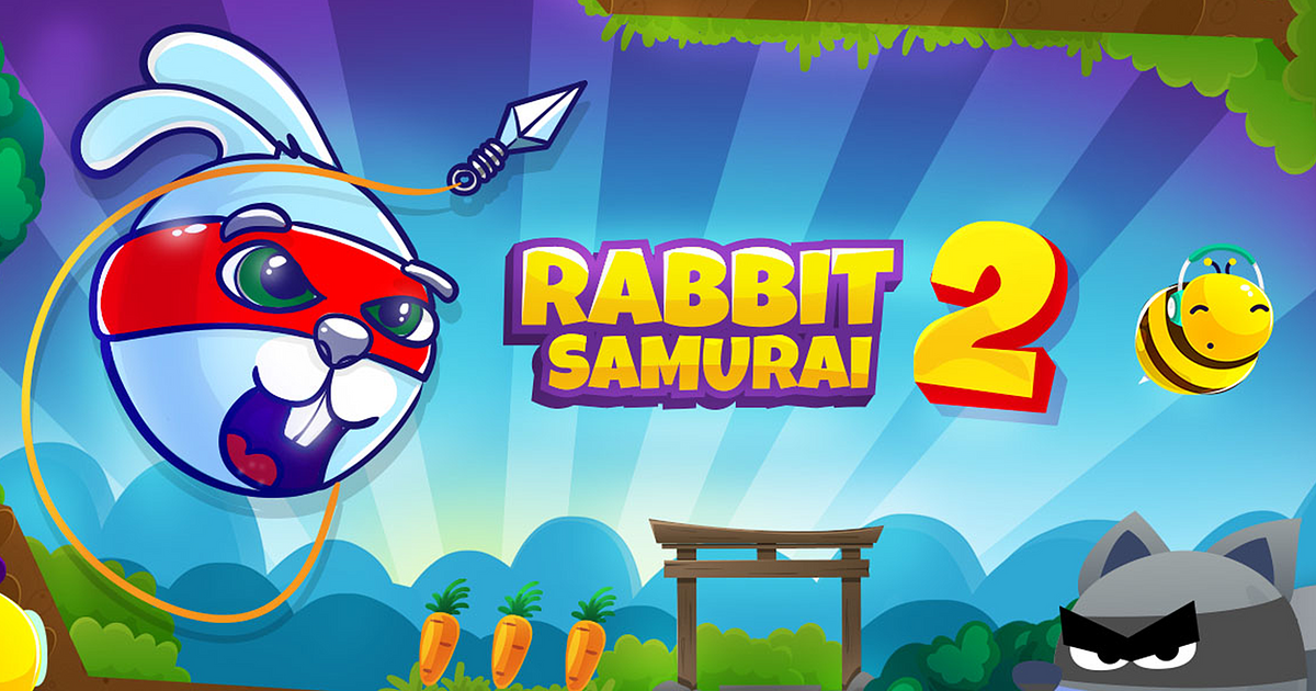 Rabbit Samurai 2 - Free Play & No Download | FunnyGames