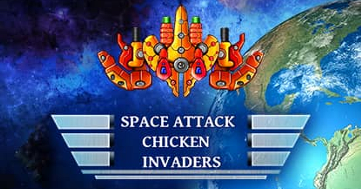 Space Attack Chicken Invaders - Free Play & No Download | FunnyGames