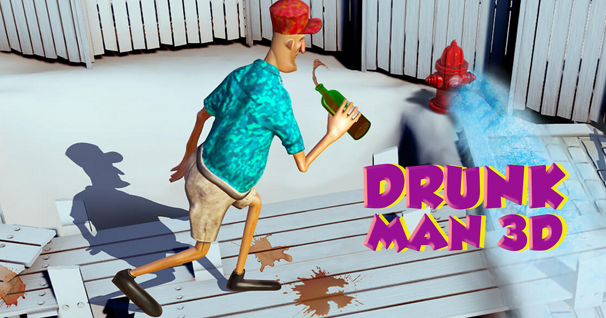 Drunk Man 3D - Free Play & No Download | FunnyGames
