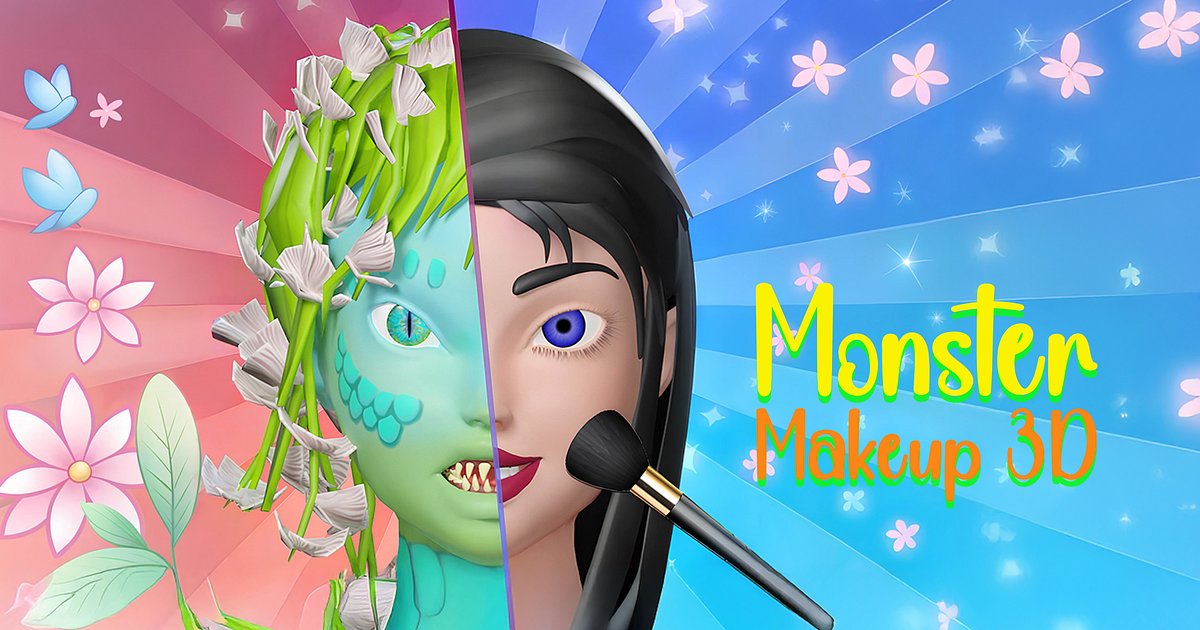 Monster Makeup 3D - Free Play & No Download | FunnyGames