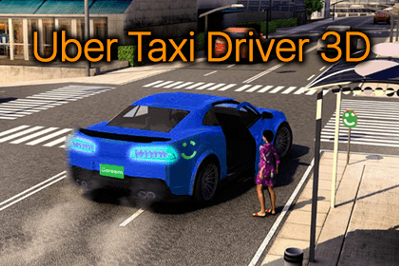 Uber Taxi Driver 3D - Free Play & No Download | FunnyGames