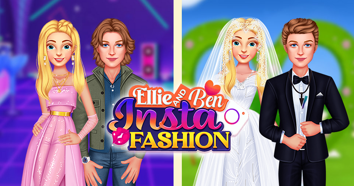 Ellie and Ben Insta Fashion - Free Play & No Download | FunnyGames