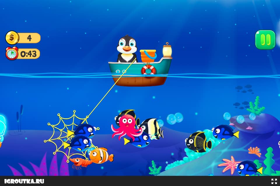 Deep Sea Fishing - Free Play & No Download | FunnyGames